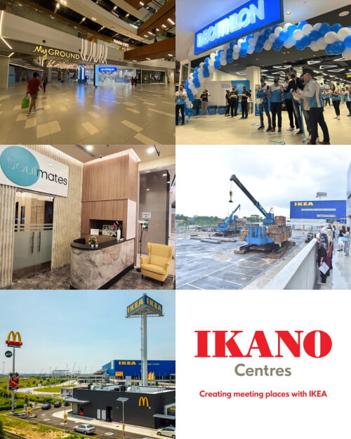 Ikano Centres continues with growth plans to its meeting place offers in Malaysia and Thailand ...